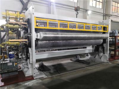 China Alloy Steel Roll Embossing Machine 150-600 m/min Speed with 1600-6000mm Width for Nonwoven Fabric Processing for sale