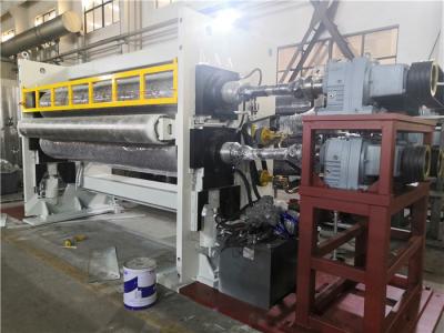 China 6000mm Width Protective Cloth Fabric Embossing Machine with 150-600m/min Speed and 150kg/cm² Pressure for sale