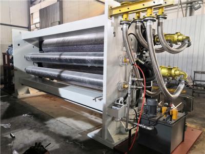 China Alloy Steel Textile Embossing Calender Machine with 6000mm Width and 150-600m/min Speed for Surgical Gowns for sale
