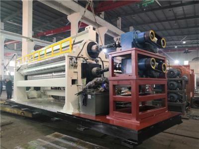 China Nonwoven Fabric Embossing Calender Machine 6000mm Width 150-600m/min Speed with CE & ISO9001 Certification for sale