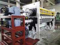 China Industrial Protective Cloth Embossing Calender Machine 6000mm Width 650m/min Speed Alloy Steel Rollers for sale