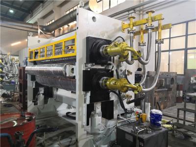 China ISO9001 Alloy Steel Embossing Calender Machine 1600-6000mm Width 150-600m/min Speed for sale