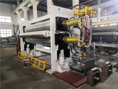 China ISO9001 Certified Alloy Steel Nonwoven Fabric Embossing Calender Machine - 6000mm Width, 600m/min Speed for sale