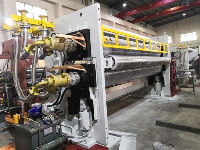 China 1600mm Nonwoven Fabric Calender Machine with 600m/min Speed and CE/ISO9001 Certification for sale