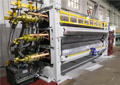 China Automatic ISO9001 Y Type Three Roll Calender Machine with 650 m/min Speed and 100 Sets Annual Capacity for sale
