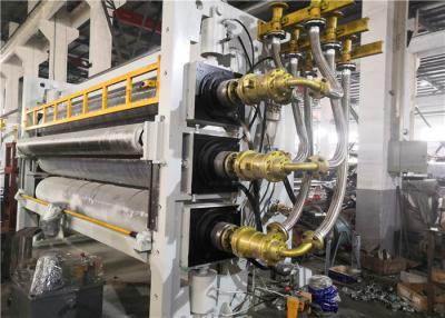 China Y-Type Three-Roller Calendering Machine with 650 m/min Speed for Table Cloths and Textile Processing for sale