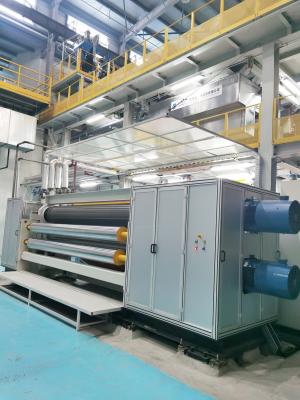 China Alloy Steel Nonwoven Fabric Embossing Calendering Machine 2920mm Width with 650m/min Speed and 150kg/cm² Pressure for sale
