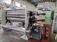 China Industrial Nonwoven Fabric Embossing Machine φ420×2020mm with 150m/min Speed and CE/ISO9001 Certification for sale