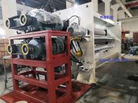 China Medical Nonwoven Fabric 2 Roll Calender Machine 450×2920mm with 350m/min Speed and 150kg/cm² Pressure for sale