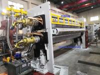 China Medical Nonwoven Fabric 2 Roll Calender Machine 450×2920mm with 350m/min Speed and 150kg/cm² Pressure for sale