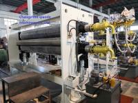 China CE Certified Non-Woven Fabric Calender Machine 450mm Roller × 2920mm Width with 150m/min Speed for sale