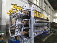 China Three Roll Calender Machine 520×3700 for Patterned Nonwoven Fabric Heat Treatment for sale