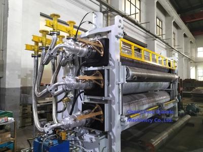 China Three Roll Calender Machine 520×3700 for Patterned Nonwoven Fabric Heat Treatment for sale