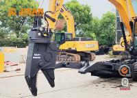 China Excavator Attachment Hydraulic Scrap Shear For Dismantling Waste Vehicles for sale