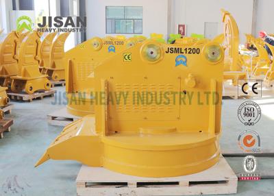 China Crane / Forklift Excavator Attachment , Round Scrap Lifting Magnet Ripper for sale