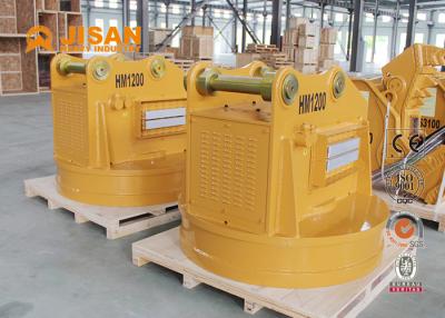 China High Temperature Excavator Round Lifting Magnet For Scraps Attachment for sale