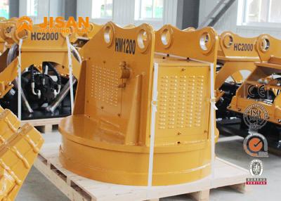 China 1600kg 3600lb 1.2m 47in Hydraulic Round Lifting Electromagnet For Crane Metal Scrap for sale