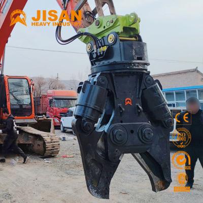 China Jaw Double Cylinder Cutting Car Pc200-7 Excavator Demolition Shear Vevor Tool for sale