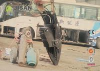 China Jisan Excavator Demolition  Steel Shears Fortress Scrap Shears For Sale Cars Dismantling Machine for sale