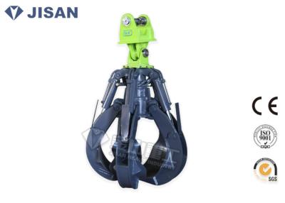 China 360° Rotation Excavator Rotating Grapple 1950mm Max Jaw Opening Fit  PC200 PC210 PC220 for sale