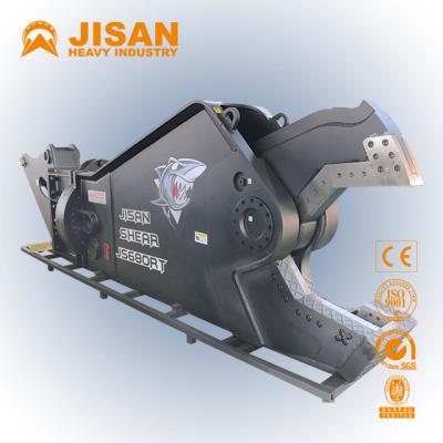 China Quick And Easy Blade Replacement Scrap Material Cutting And Recovery With Teyun Tycs450rt Hydraulic Shear For Excavators for sale