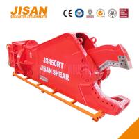 China JS430RT Excavator Metal Shears For Cutting Iron Steel And Other Materials With 40-50 Ton Arm Installation for sale