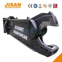 China JS400RT Excavator Metal Shears Designed For Maximum Efficiency And Strength 360 Degree Rotation Speed Valve And 800T Cutting Force for sale