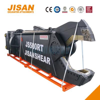 China Powerful Excavator Metal Shears With Up To 1500T Cutting Force And Increased Cylinder Size For Heavy Duty Work for sale