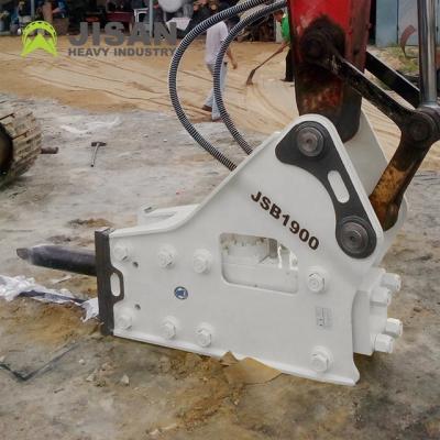 China Hydraulic Rock Breaker with 160-180kg/cm2 Operating Pressure 150-190l/min Oil Flow and 350-500bpm Impact Rate for Excavators for sale