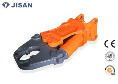 China Double Cylinder Excavator Metal Shears 360 Degree Hydraulic Rotation Motor for sale