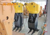 China Double Linkage Hydraulic Log Grapple 1500mm Jaw Opening For 20 Ton 320 Excavator for sale