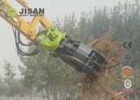 China Double Linkage Rotating Hydraulic Log Grapple 1800mm Jaw Opening For CAT 336 Excavator for sale