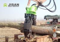 China 360 Degree Rotating Hydraulic Log Grapple 45 Ton Compacting Force For 20-30 Ton Excavator for sale