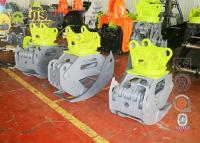 China 360 Degree Rotating Hydraulic Log Grapple 45 Ton Compacting Force For 20-30 Ton Excavator for sale