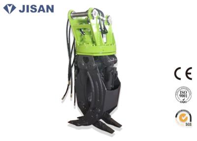 China Single Cylinder Hydraulic Grapple Attachment 360° Rotation Excellent Grasping Ability for sale