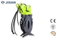 China ZX60 Mini Excavator Rotating Grapple Hydraulic Timber Grappling Attachment for sale