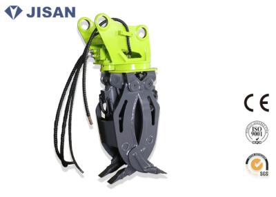 China ZX60 Mini Excavator Rotating Grapple Hydraulic Timber Grappling Attachment for sale