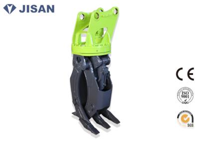 China Flat Type Hydraulic Log Grapple Fit  Excavator PC120 PC130 PC160 for sale