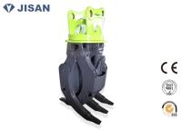 China Timber Grab Hydraulic Log Grapple Wide Opening Jaws For 20 Ton  PC200 Excavator for sale