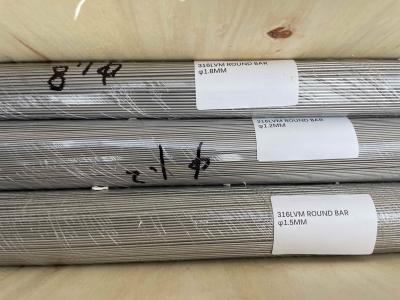 China 1.4441 UNS S31673 316LVM Cold Worked Stainless Steel Round Bar Rod ASTM F138 ISO 5832-1 for sale