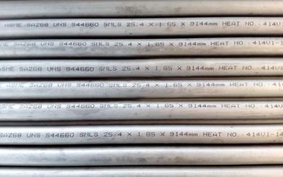 China ASTM A268 Super Ferritic UNS S44660 Stainless Seamless Steel Tubes / Pipes for sale
