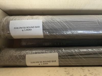 China Material 316LVM Stainless Steel ASTM F138 Round Bars And Wires for sale