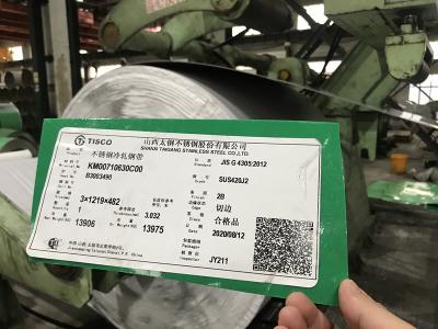 China Cold Rolled Stainless Steel SUS420J1 SUS420J2 SUS420J3 Strip Coil for sale