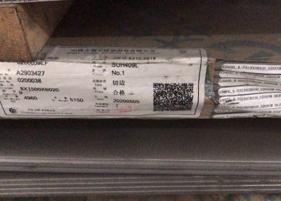 China Ferritic JIS SUH409L EN1.4512 Hot Rolled Stainless Steel Plates for sale
