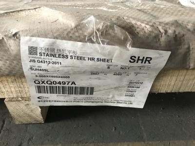 China AISI 409 EN 1.4512 Stainless Steel Sheet, Plate And Slit Strip In Coil for sale
