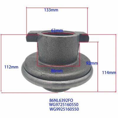 China Nl6392fo Clutch Separation Bearing Automotive Truck Heavy Air Tension Bearing for sale