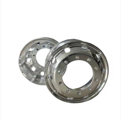 China 22.5*9 Alloy Bright Forged Alloy Wheel Rims For Truck Wheels for sale
