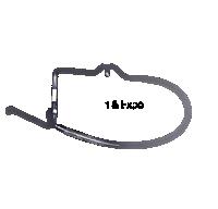 China Sinotruk HOWO Truck Spare Parts Wg1642820029 Cabin Steam Pressure Hose Assembly for sale