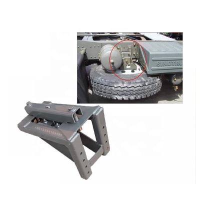 China Wheel Tyre Carrier WG9719860027 Wg9719860035 for HOWO Spare Tire Lifter for sale