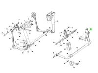 China DZ95319680800 High-performance Rear stabilizer bar bracket For Shacman Engine Truck for sale